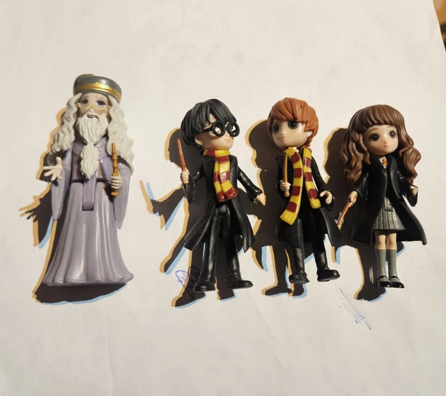 HARRY POTTER HERMIONE Dumbledore Ron Magical Minis Deluxe Hogwarts ...