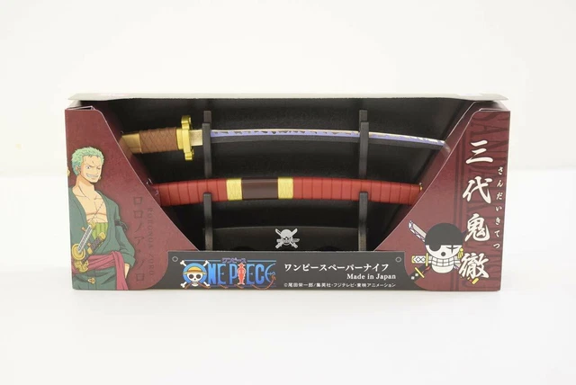 ONE PIECE RORONOA Zoro 3rd Generation Kitetsu Letter Opener Paper Knife ...