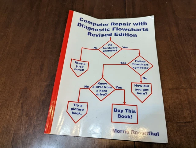 Computer Repair With Diagnostic Flowcharts FOR SALE! - PicClick