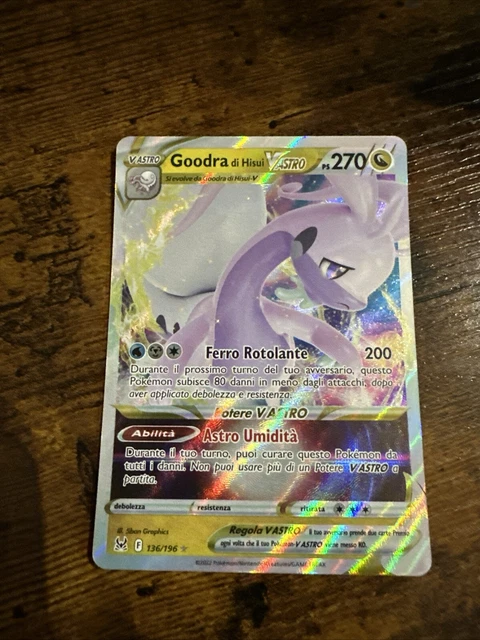 CARTE POKEMON GOODRA Di Hisui VAstro Ita EUR 40,00 - PicClick IT CARTE POKEMON GOODRA Di Hisui VAstro Ita EUR 40,00 - PicClick IT