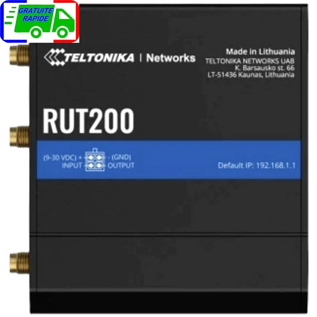 ROUTEUR WI-FI TELTONIKA RUT200 Modem intégré: LTE 2.4 GHz EUR 238,98 ...