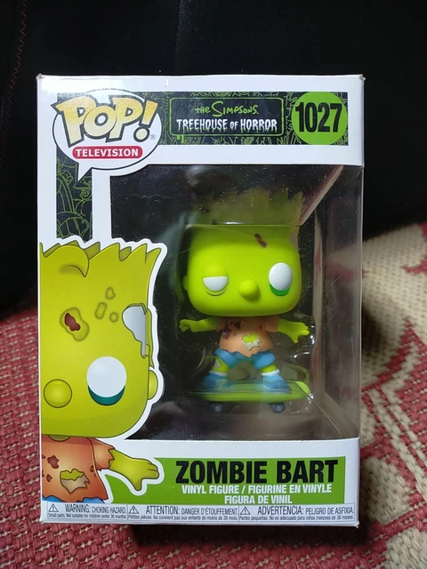 FUNKO POP TELEVISION The Simpsons Treehouse of horror ZOMBIE BART 1027 ...