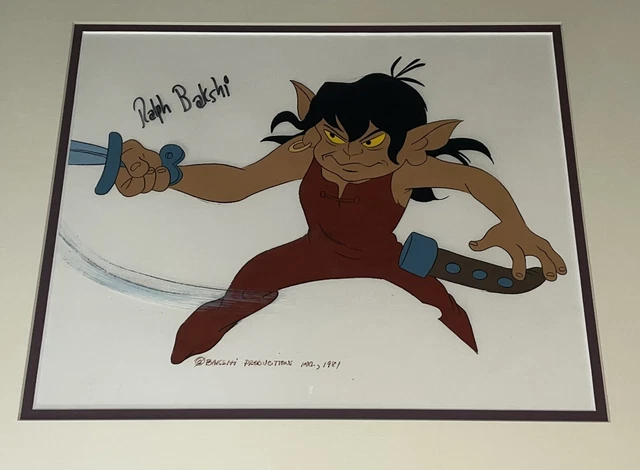 RALPH BAKSHI SIGNED Original Production Animation Cel - Weehawk ...