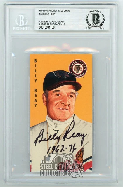CARTE DÉDICACÉE BILLY Reay 1962-76 1994 Parkhurst Tall Boys #43 - BAS ...