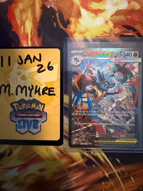 POKEMON TCG MEGA Evolution - Mega Lucario EX - Special Illustration ...