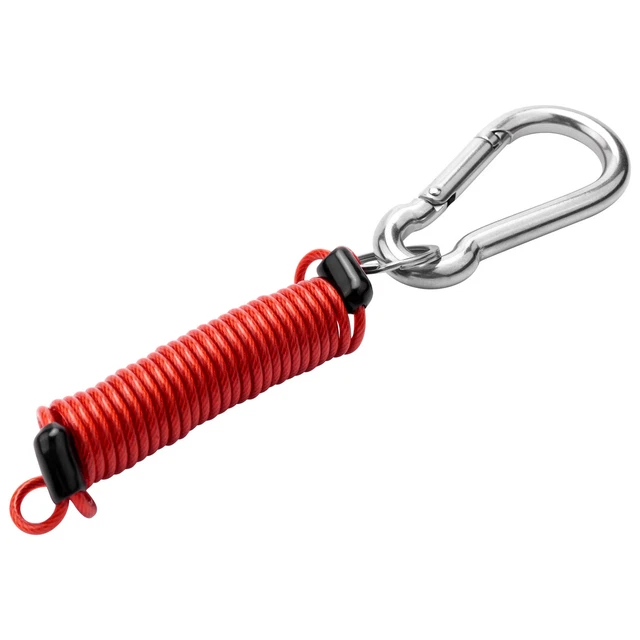 TRAILER SPRING ROPE Safety Buckle,Zip 4 Foot Breakaway Cable 80-01 ...