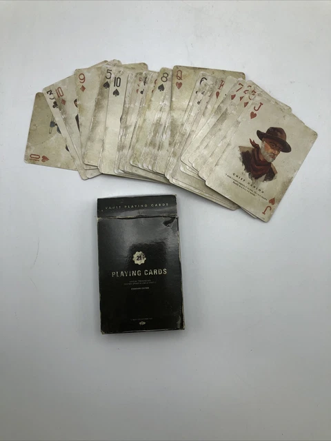 FALLOUT NEW VEGAS Collector's Edition Deck of Caravan Playing Cards £99 ...