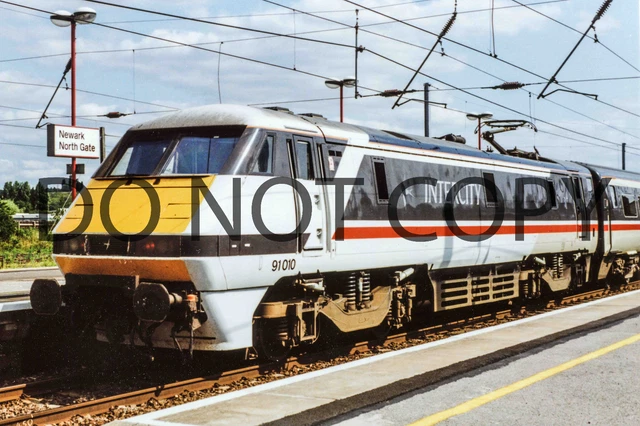 UK DIESEL TRAIN Railway Photograph Of Class 91 91010 Loco. Rm91-15 £1. ...