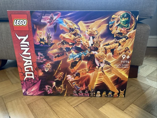 LEGO 71774 NINJAGO Lloyd's Golden Ultra Dragon 989pcs SEALED £199.99 ...