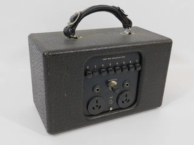 SHORT WAVE OSCILLOCLAST 152 Albert Abrams Electrotherapy Quack Medicine ...