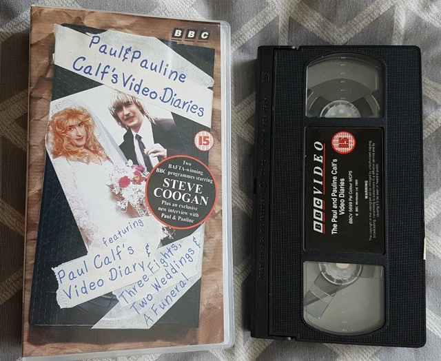 PAUL + PAULINE CALF'S VIDEO DIARIES (VHS) Steve Coogan + John Hannah ...