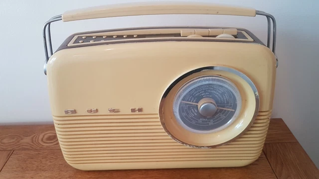 BUSH TR82DAB RADIO DAB AM FM Vintage Stile Retro Crema AUX EUR 29,22 ...