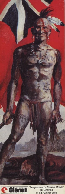 JF CHARLES LES Pionniers Du Nouveau Monde Marque-Page Glenat 1989 EUR 4 ...