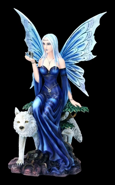 FIGURINE ELFES - Talanoa Avec Loup - Fantaisie Fée Elfe Engeldeko EUR ...