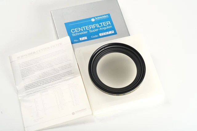 SCHNEIDER-KREUZNACH CENTER FILTER 3c (IIIc) for Super-Angulon 5.6/47 XL ...