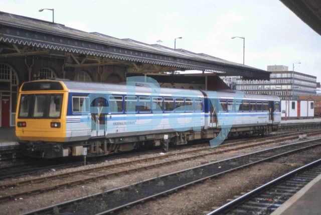 35MM RAILWAY SLIDE of Class 142 DMU 142074 @ Sheffield Copyright to ...