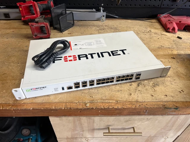 FORTINET FG-100E FORTIGATE Security Appliance Firewall w/ Power Cord ...
