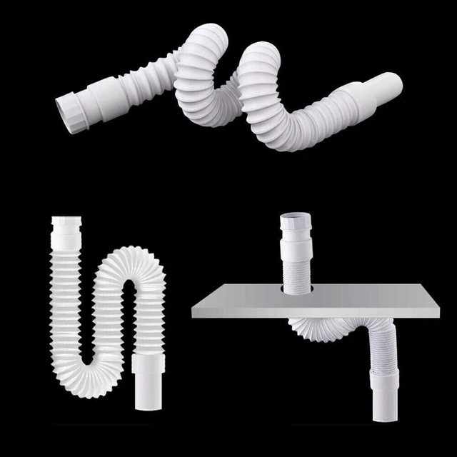 ODOR TRAP SINK kitchen siphon flexible drain fitting 11/4"x32/40mm ...
