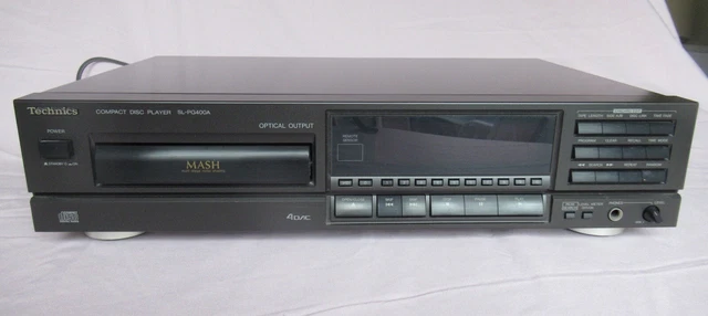 VINTAGE TECHNICS COMPACT Disc Player SL-PG400A MASH/Optic Output ...