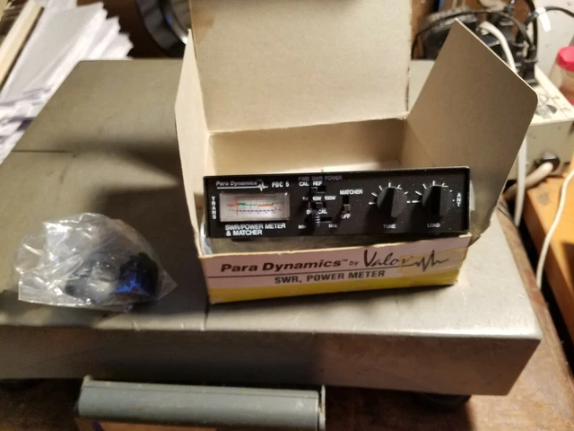 VINTAGE PARA DYNAMICS Valor SWR Power Meter and Matcher PDC5 New OId ...