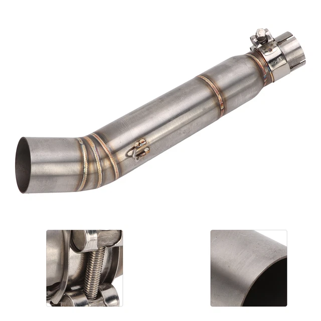 EXHAUST MIDDLE PIPE Middle Link Pipe Connection Link Pipe Motorcycle ...