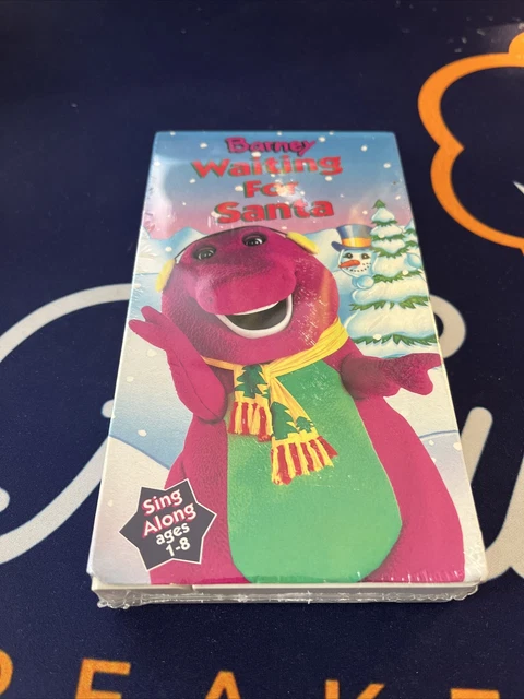 BARNEY: WAITING FOR Santa (VHS Tape, 1991) Sealed. $69.12 - PicClick CA