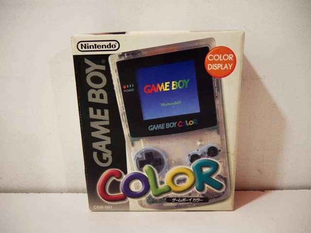 CONSOLE GAME BOY Color translucide transparent Nintendo GBC Japan NTSC ...