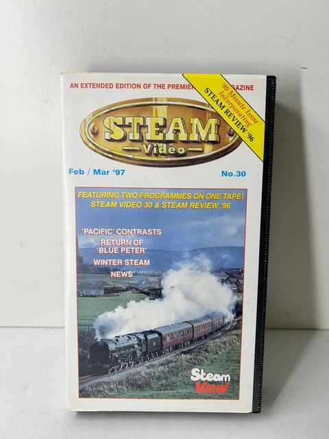STEAM VIEW STEAM Video Feb/Mar '97 No.30 On VHS Video Cassette Tape £17 ...