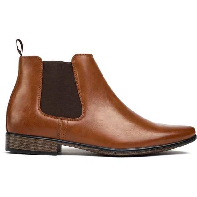 SOLETRADER MENS HALL Chelsea Chelsea Boots Tan £39.99 - PicClick UK
