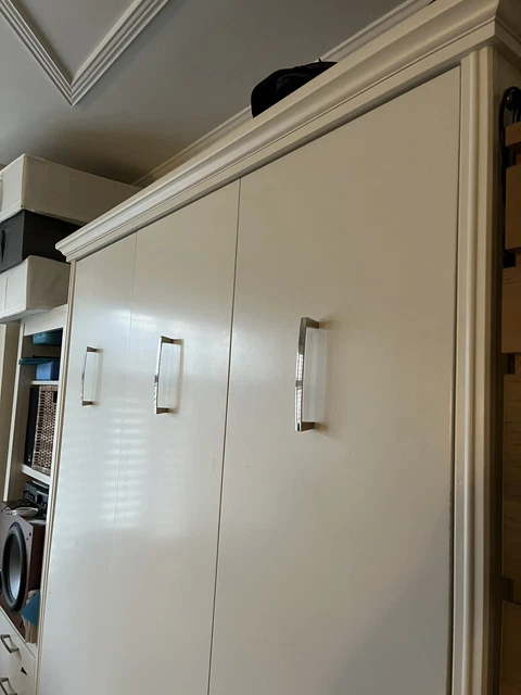 TECHCRAFT WALL BED - Murphy Bed Double and Side Unit 140x190cm RRP £999 ...