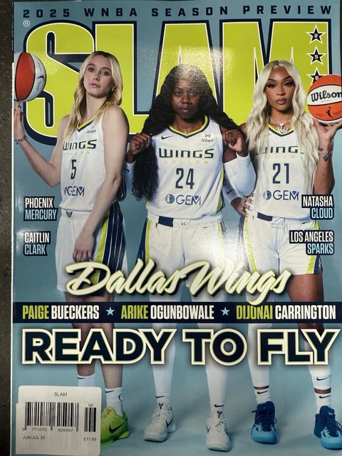 SLAM MAGAZINE (JUNE/JULY 2025) WNBA DALLAS WINGS PAIGE BUCKERS ARIKE ...