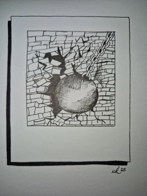 ORIGINAL INK ILLUSTRATION: Polaroid: 'Reckless 2025' by Michelle Ranson ...