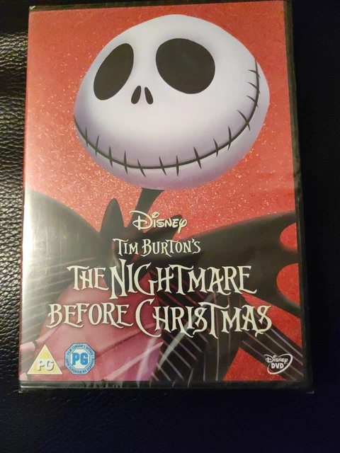 TIM BURTON'S THE NIGHTMARE BEFORE CHRISTMAS DVD -:Disney - NEW & SEALED ...