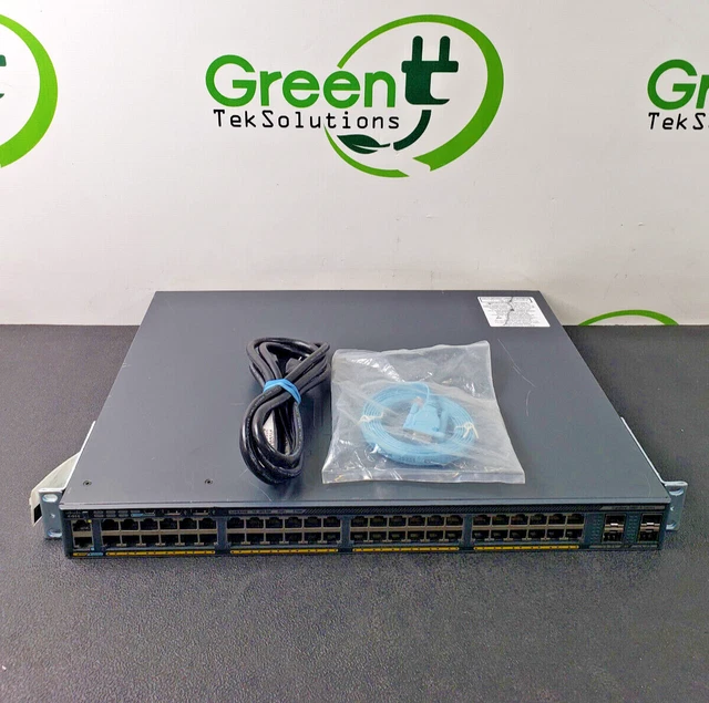 CISCO CATALYST WS-C2960X-48LPS-L 48-Port Gigabit PoE Ethernet Switch ...