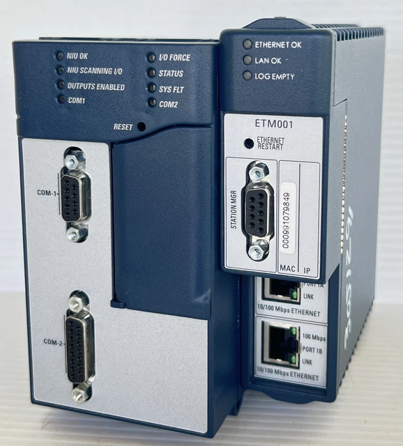 GE FANUC IC695ETM001-KAAA + IC695NIU001-ADAD RX3i Ethernet + Interface ...