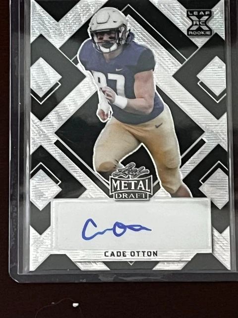 CADE OTTON 2022 Leaf Metal Draft BUCS #BA-CO1 SP Blackwave Auto #/10 ...
