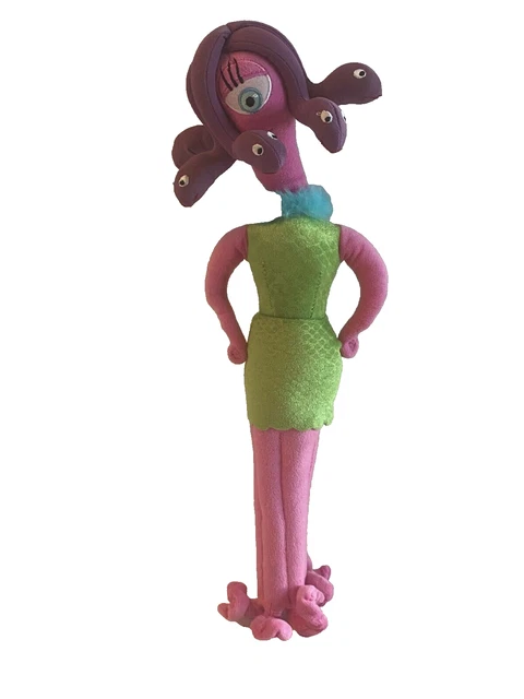 Disney Store Monsters Inc Celia Mae 15 Stamped Stuffed Plush Doll 3483