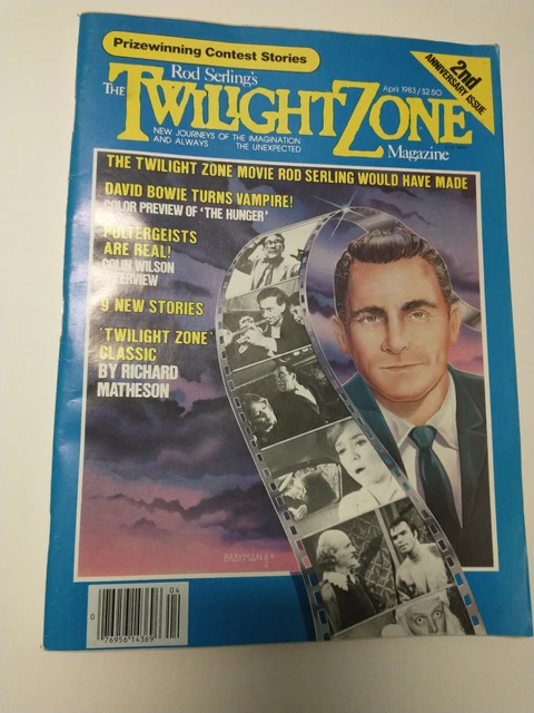 ROD SERLING'S TWILIGHT Zone Magazine 2nd Anniversary Issue April 1983 £ ...