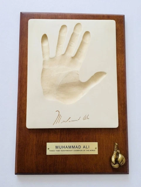 PLAQUE DE LA main de Muhammad Ali - Etat neuf EUR 500,00 - PicClick FR