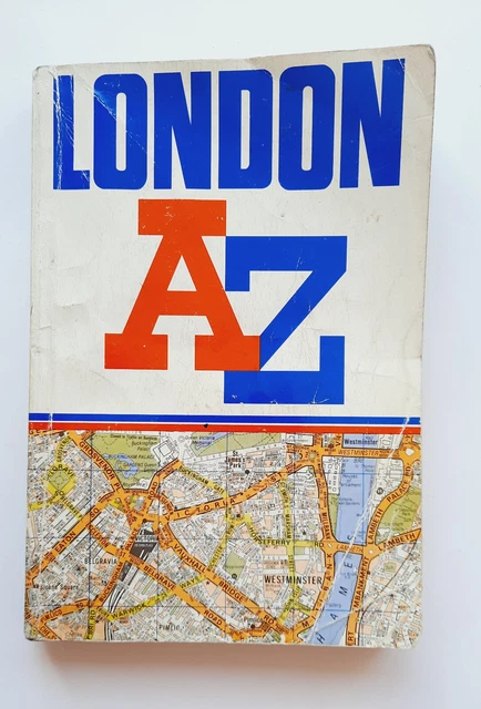 LONDON A-Z STREET Map 3rd Edition 1995 VINTAGE £1.88 - PicClick UK