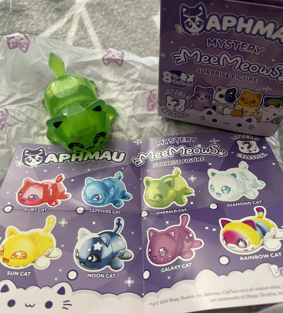 APHMAU MYSTERY MEEMEOWS Litter 3 - Emerald Green Cat. Ruby Stone ...
