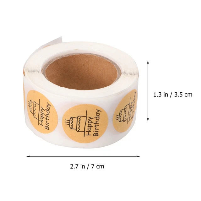 2 ROLLS FOOD Labels Stickers Package Seal Baking Sealing Baked Goods £ ...