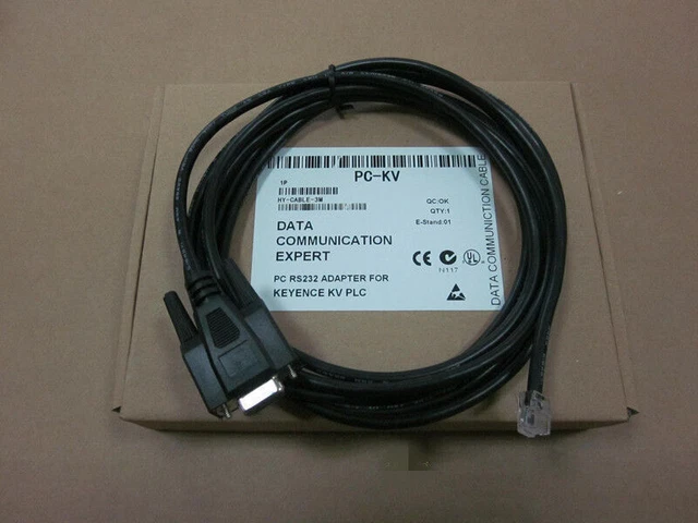 NEW FOR KEYENCE KV series PLC programming cable Download cable PC-KV ...