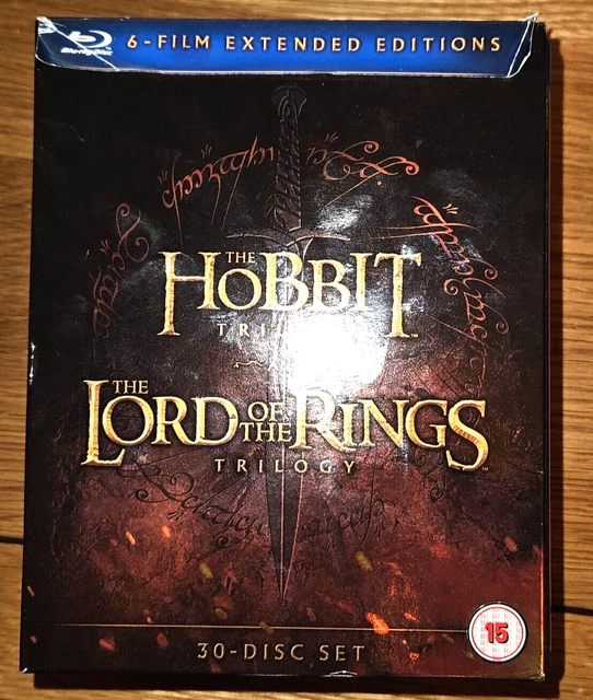 HOBBIT & LORD Of The Rings Trilogy Extended middle earth Blu Ray EUR 52,58 - PicClick IT