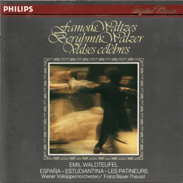 FAMOUS WALTZES = Beruhmte Walzer = Valses Celebres Emil Waldteufel ...