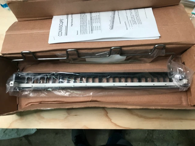 COMMSCOPE SHIELDED 1U 24-Port Unloaded Patch Panel High Density HFTP ...