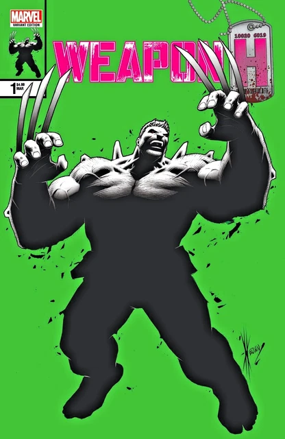 ARME H #1 Dale Keown Variante Hommage Classique 2019 Hulk Wolverine ...