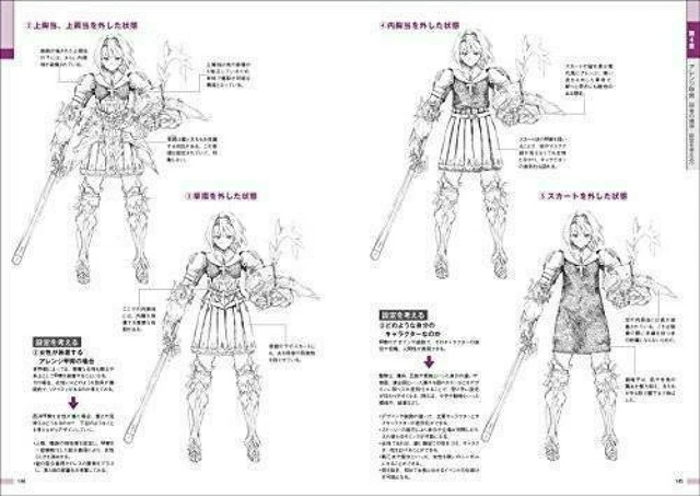 HOW TO DRAW Western Armor Weapon Material Art Pose Book From Japan £28. ...
