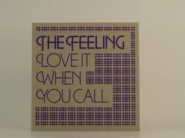 THE FEELING LOVE IT WHEN YOU CALL (H1) 1 Track Promo CD Single ...