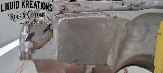 67-72 CHEVY C10 Smooth Firewall AC Delete Weld in Panel with Fuel ...